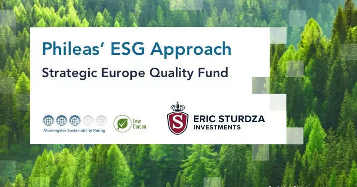 Phileas’ ESG Approach | Insights | Eric Sturdza Investments